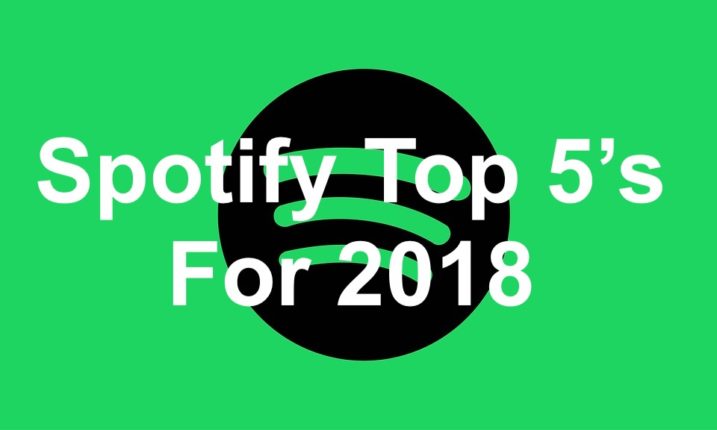 Spotify Top 5's Of 2018 - Music 3.0 Music Industry Blog