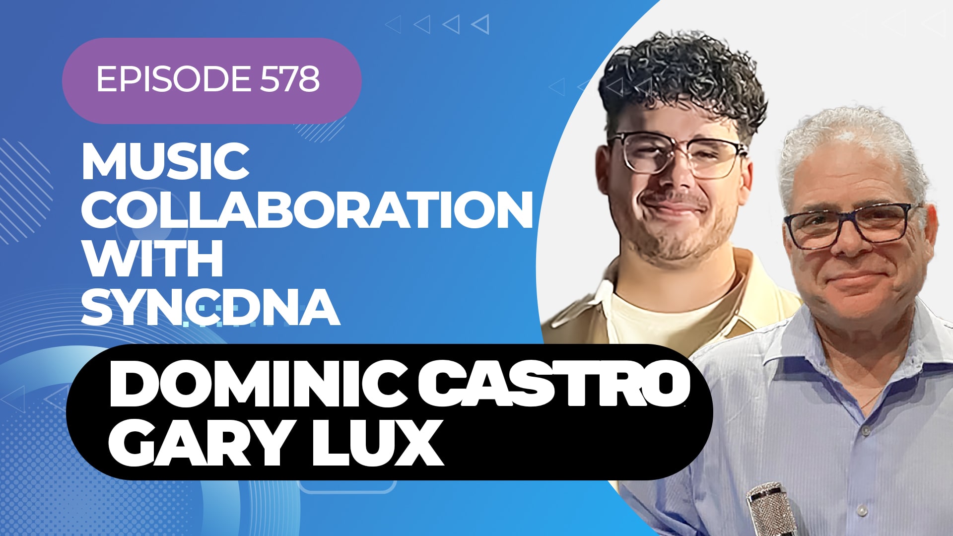 Music Collaboration With Dominic Castro And Gary Lux of SyncDNA On My ...
