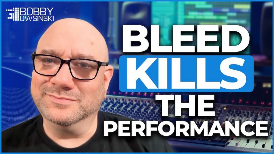 Erasing Leakage But Keeping The Drummer's Performance DNA With Dr. Bill ...